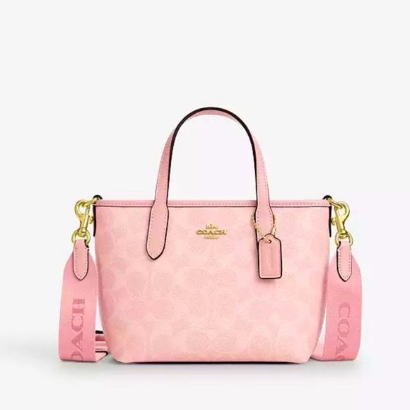 Coach | Bags | Coach Pink Powder Mini City | Poshmark